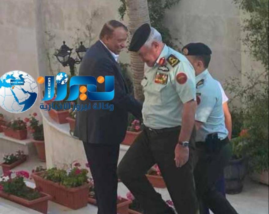 عاجل ..رئيس هيئة الأركان المشتركة يزور حسين الحواتمة...."صور " :: وكالة ...